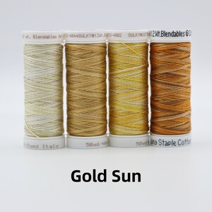 Sulky Blendables Cotton Thread Bundle, Cotton Machine/hand Embroidery ...