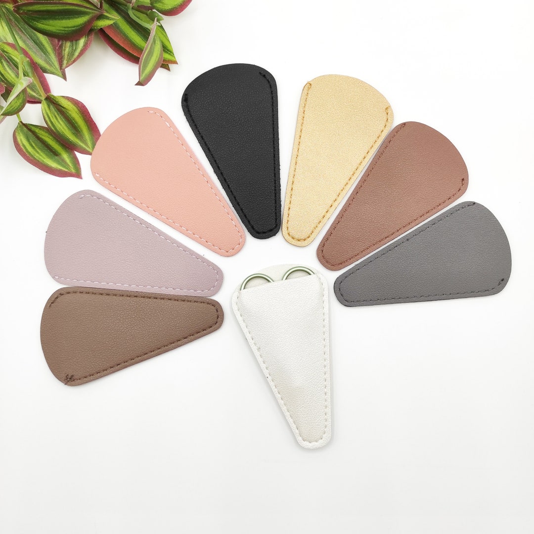 Large Scissor Sheath for Sharp Scissors Tip Protection Leather Cover ...