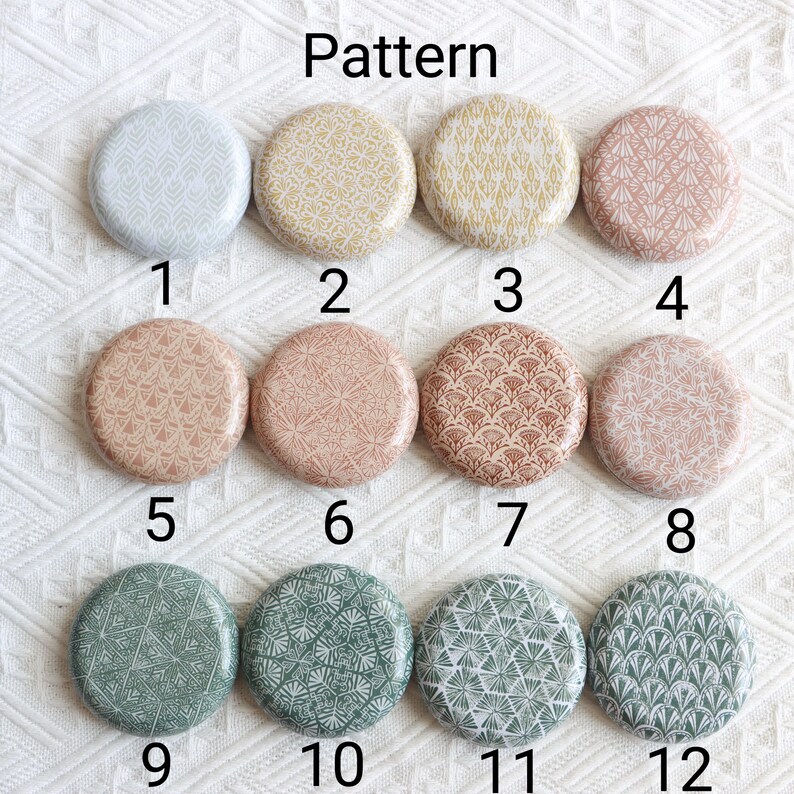 Limited- Floral Round Magnetic Needle Case: Modern Sewing Organizer - Etsy