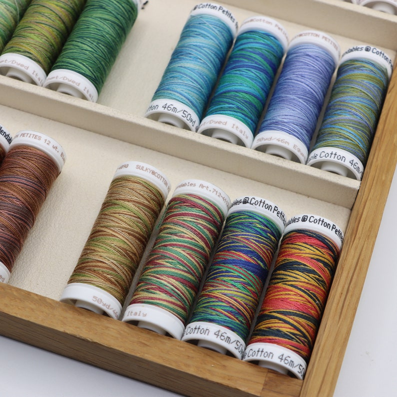 Sulky Blendables Cotton Thread Bundle: 12wt Embroidery, Quilting, Cross ...