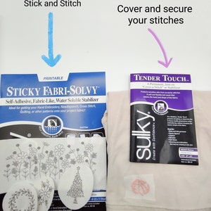 Sulky Sticky Fabri-solvy: Printable Water Soluble Stabilizer (8-1/2in X ...