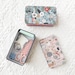 Portable Floral Tin Embroidery Tool Kit Organizer for On-the-go Sewing ...
