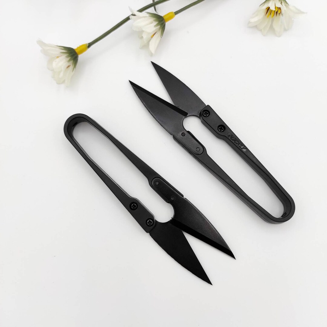 Black Embroidery Snips: Carbon Steel Thread Cutter (4.1 Inches) - Etsy