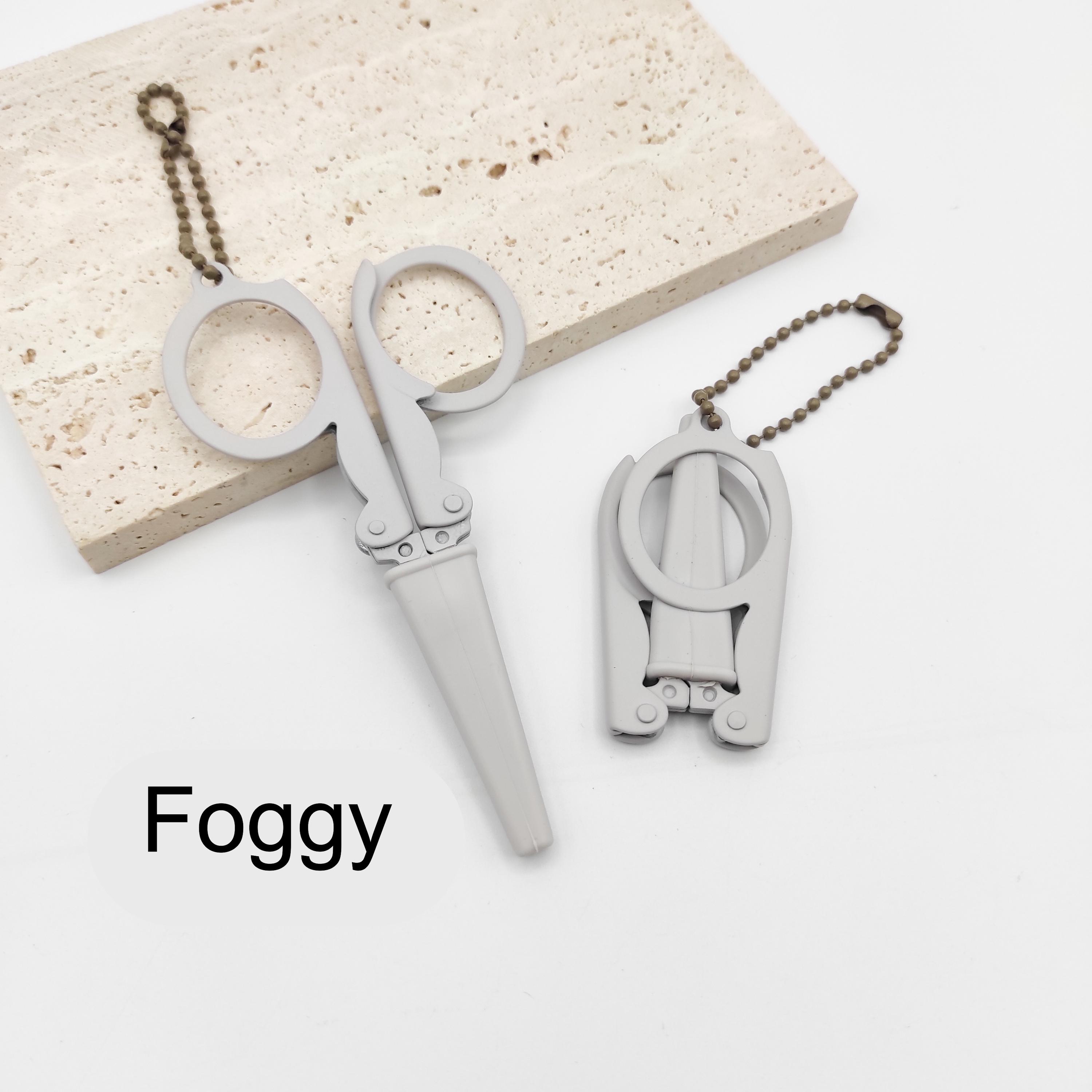 Folding Stainless Steel Scissors With Sheath: Travel Sewing, Embroidery ...