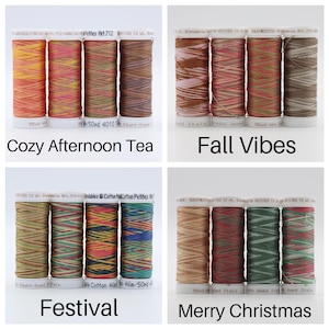 Sulky Blendables Cotton Thread Bundle: 12wt Embroidery, Quilting, Cross ...