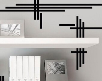Line Art Wall Decals - Etsy
