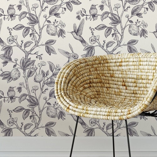 Madelyn Flowers Wallpaper Removable Peel and Stick Wallpaper - Etsy