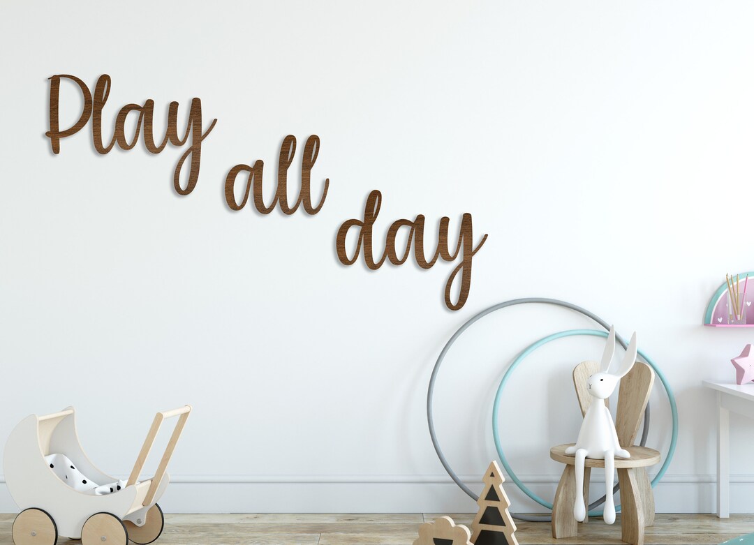 Custom Name Sign for Nursery Room, Custom Colour Sign, Wall Hanging ...