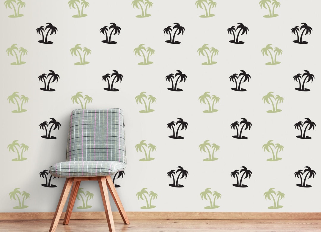 Coconut Tree Wall Decals, Trendy Decal, Home Wall Sticker, Kids Room ...