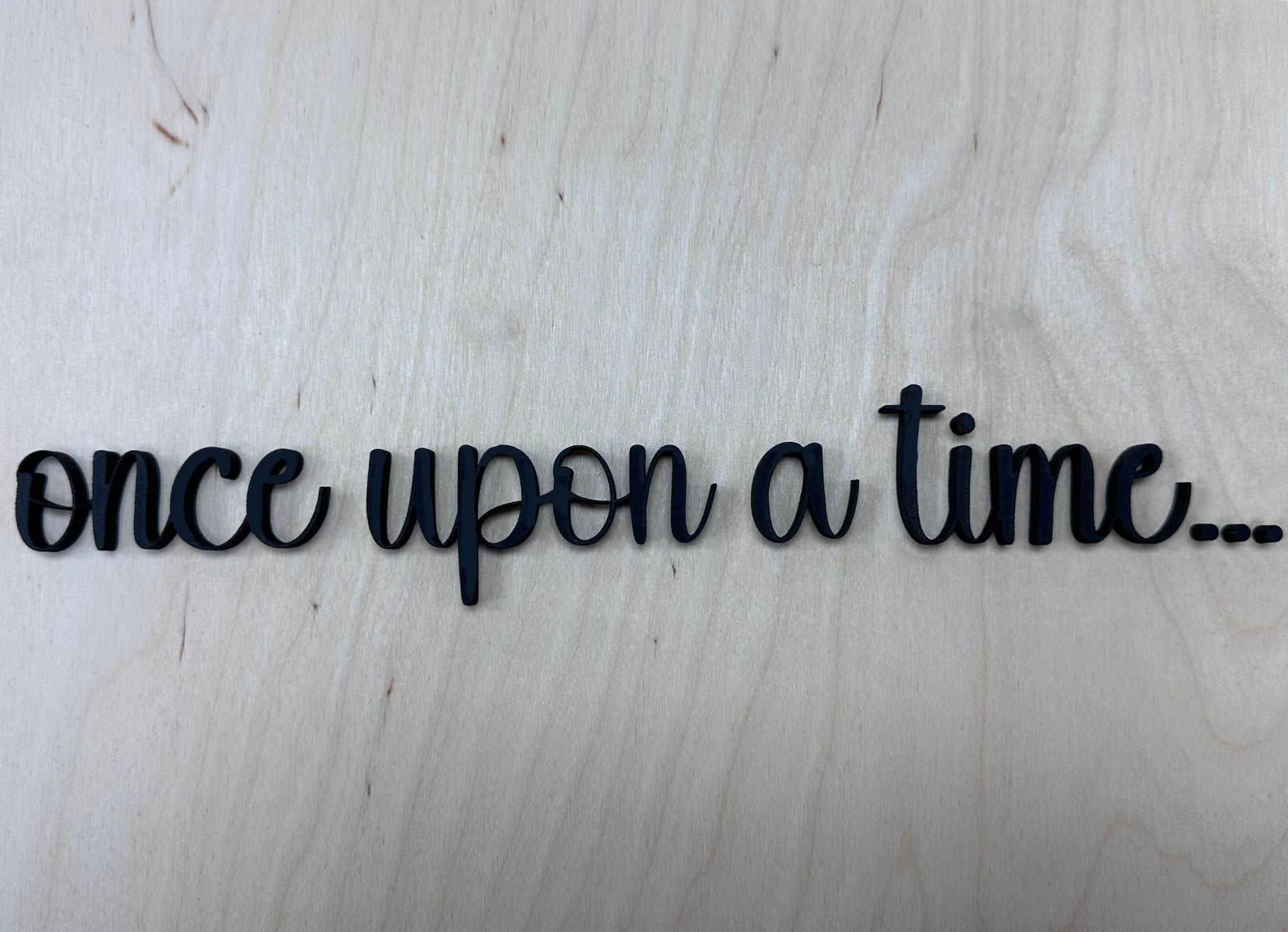 Once Upon a Time Custom Nursery Sign, Custom Wooden Nursery Name Sign ...