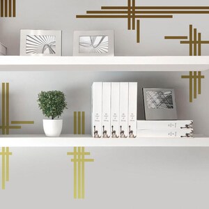 Lines Wall Decals - Sleek Line Decal Set, Kids Room, Long Lines, Living ...
