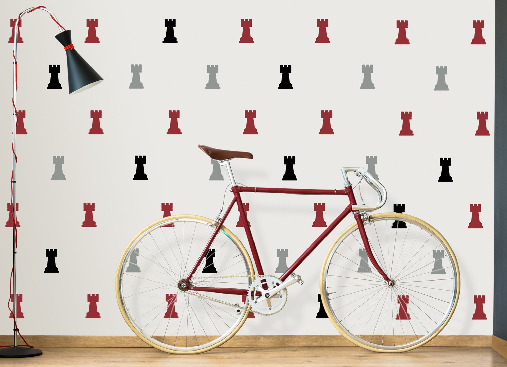 Chess Wall Decals Rook Decal Set Game Wall Decal Home Wall - Etsy