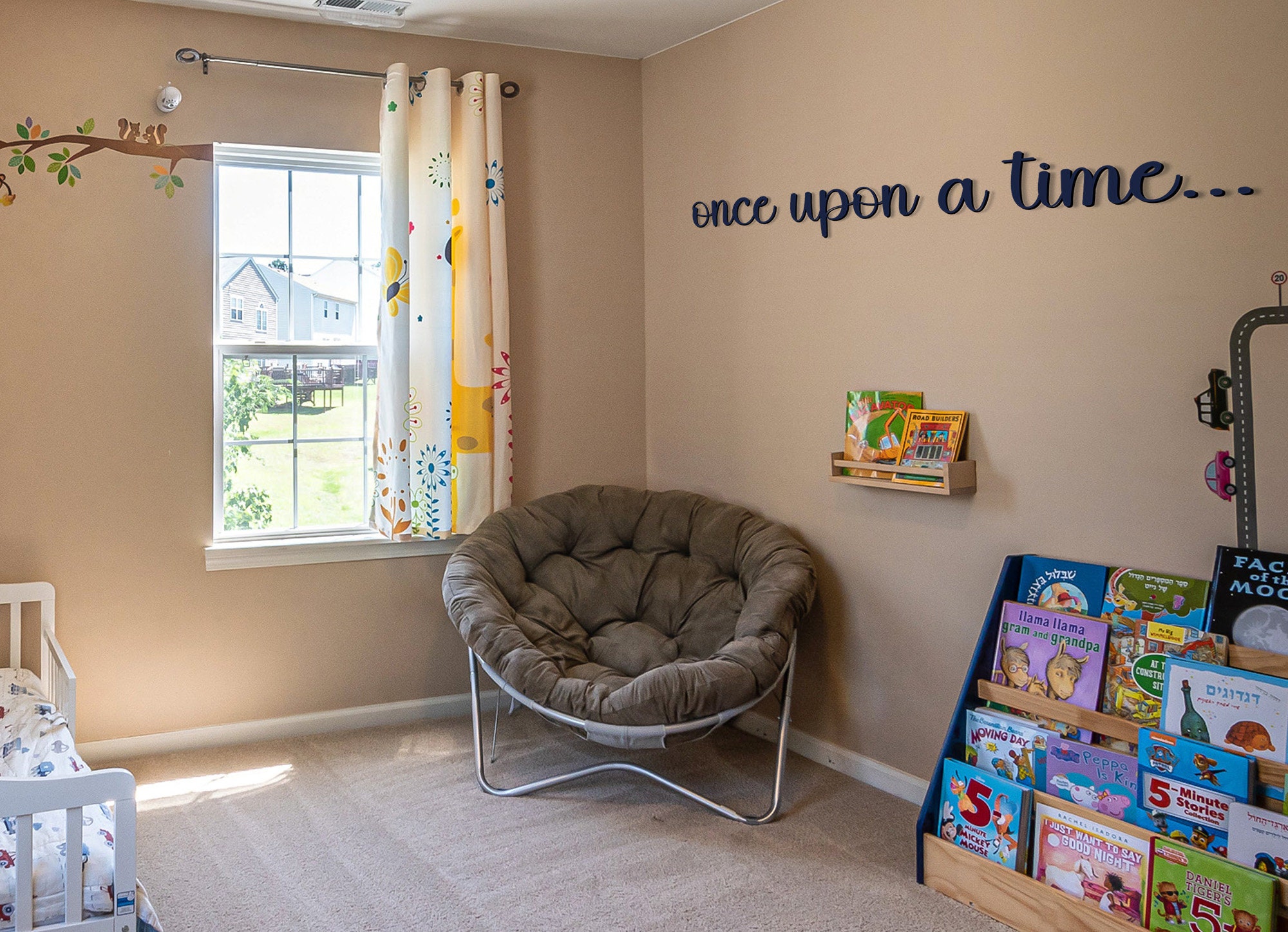 Once Upon a Time Custom Nursery Sign, Custom Wooden Nursery Name Sign ...