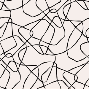 Abstract Wall Lines Wallpaper Peel and Stick Traditional Custom Size ...