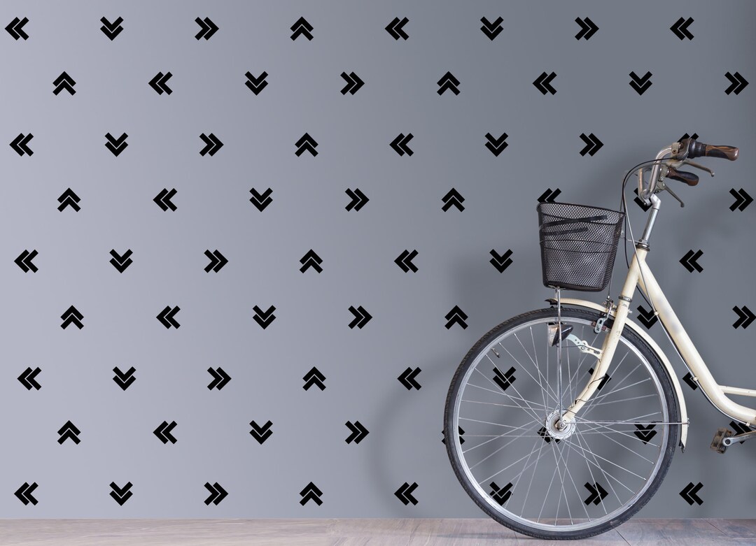 Chevron Wall Decal, Nursery Room Decal Wall Kids, Decals for Walls ...