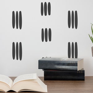Line Wall Decals - Trio Line Wall Decals, Line Decals, Living Room ...