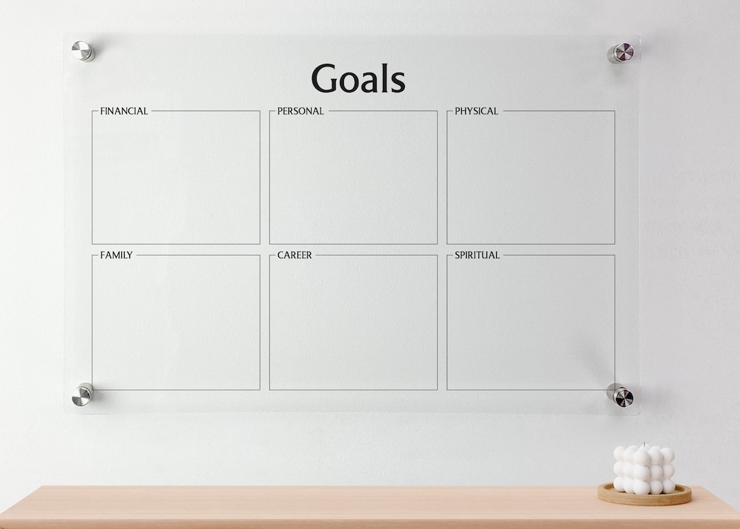 Goal Planner Life, Weekly Calendar Wall Weekly Planner, Kids Schedule ...