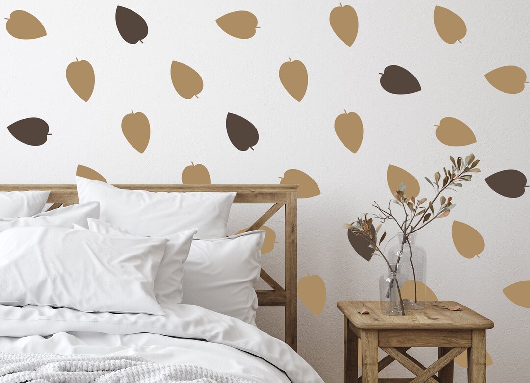 Leaves Wall Decals Mango Leaves Decal Set, Removable Wall Decal, Fruit ...