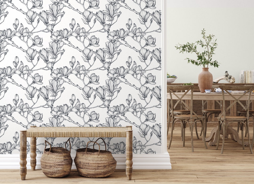 Peel and Stick Wallpaper Custom Bedroom Nursery Wall Decor Elegant ...