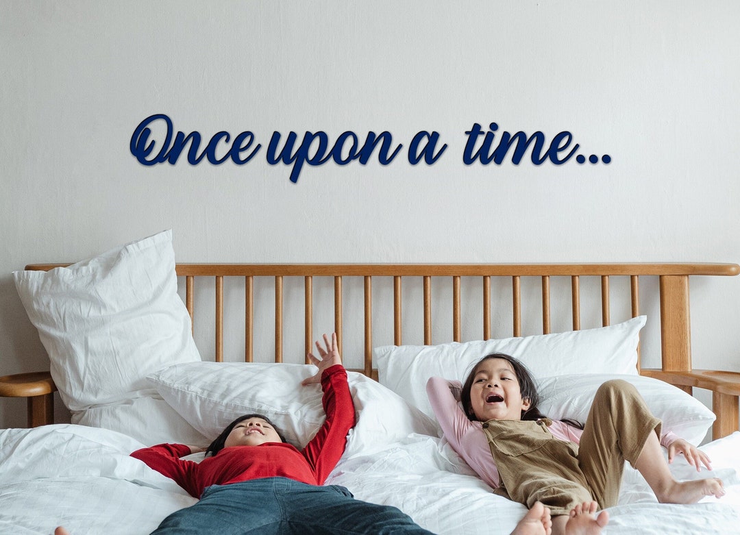 Once Upon a Time Sign Custom Nursery Sign Personalized Wooden Nursery ...