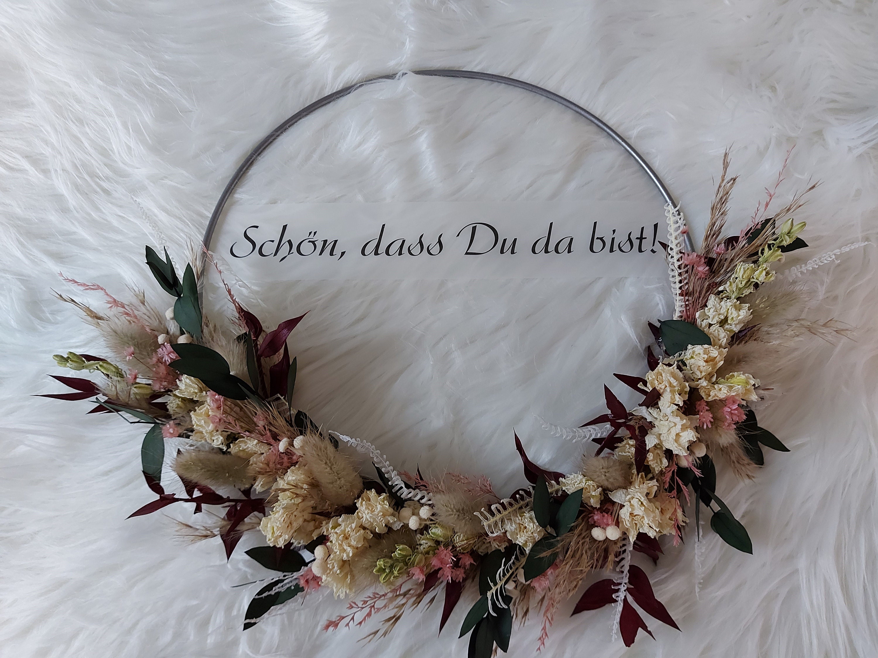 Home & Living Dried Flowers Loop Wreaths etna.com.pe