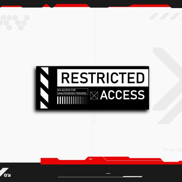 Warning Restricted - Etsy