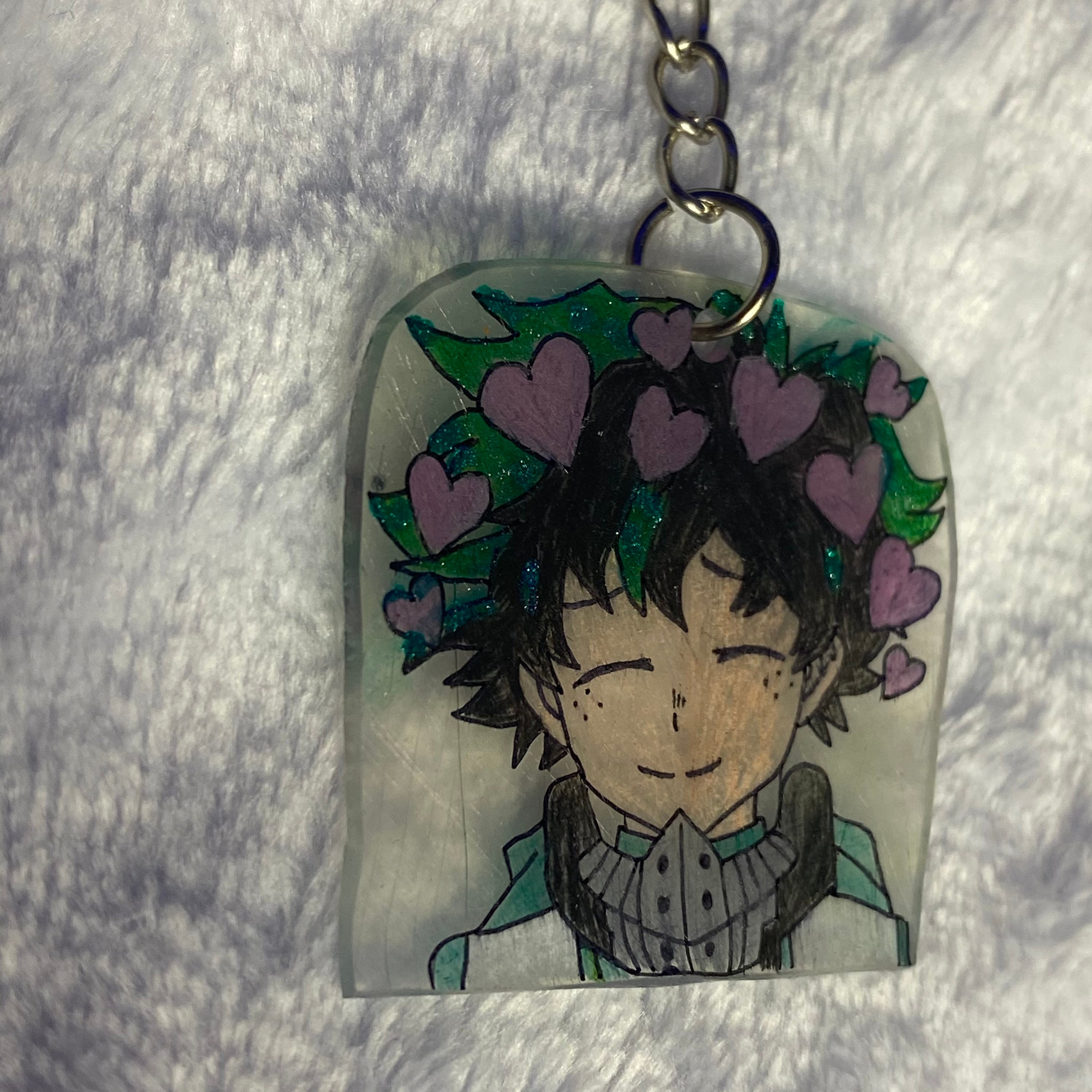Deku my hero academia keychain | Etsy