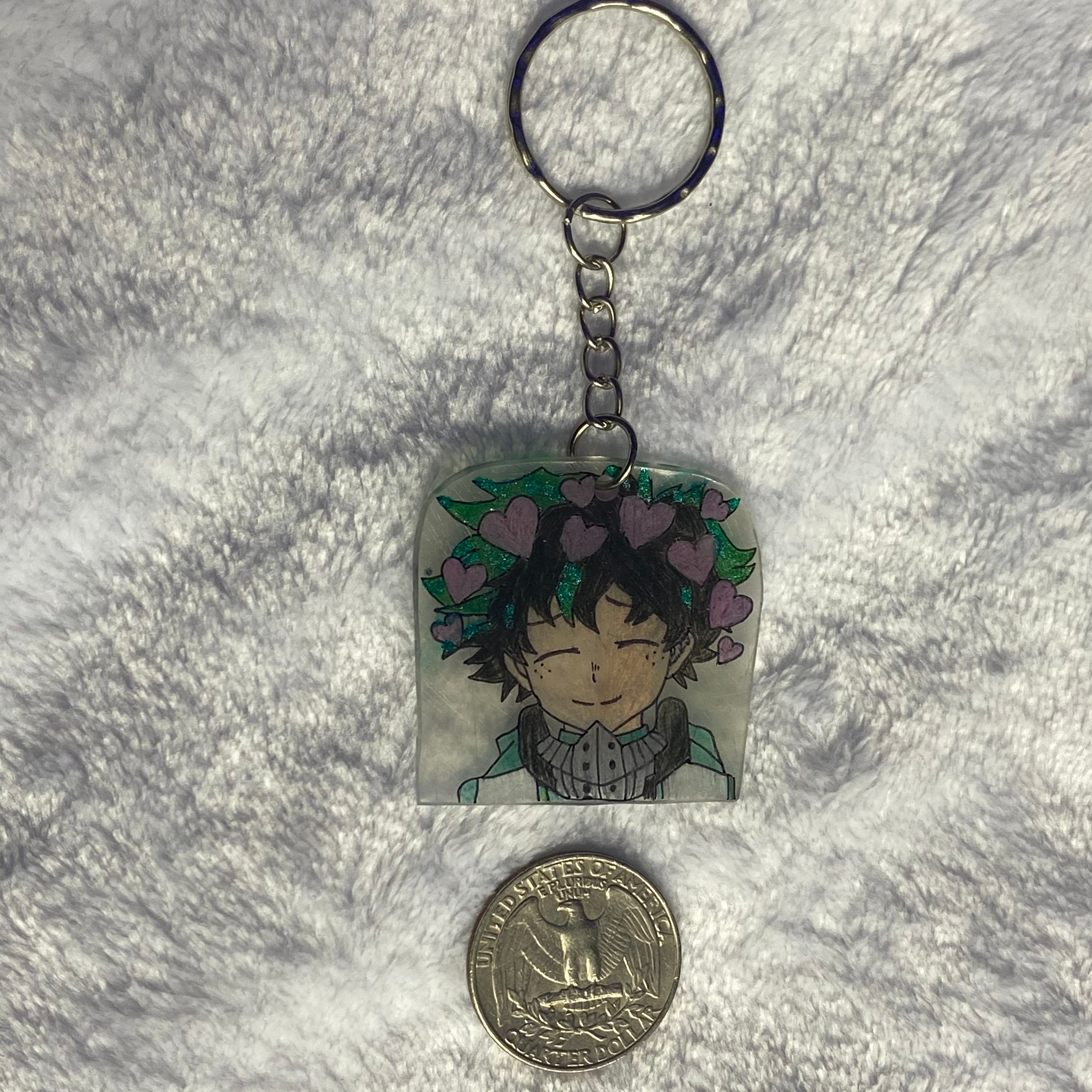 Deku my hero academia keychain | Etsy