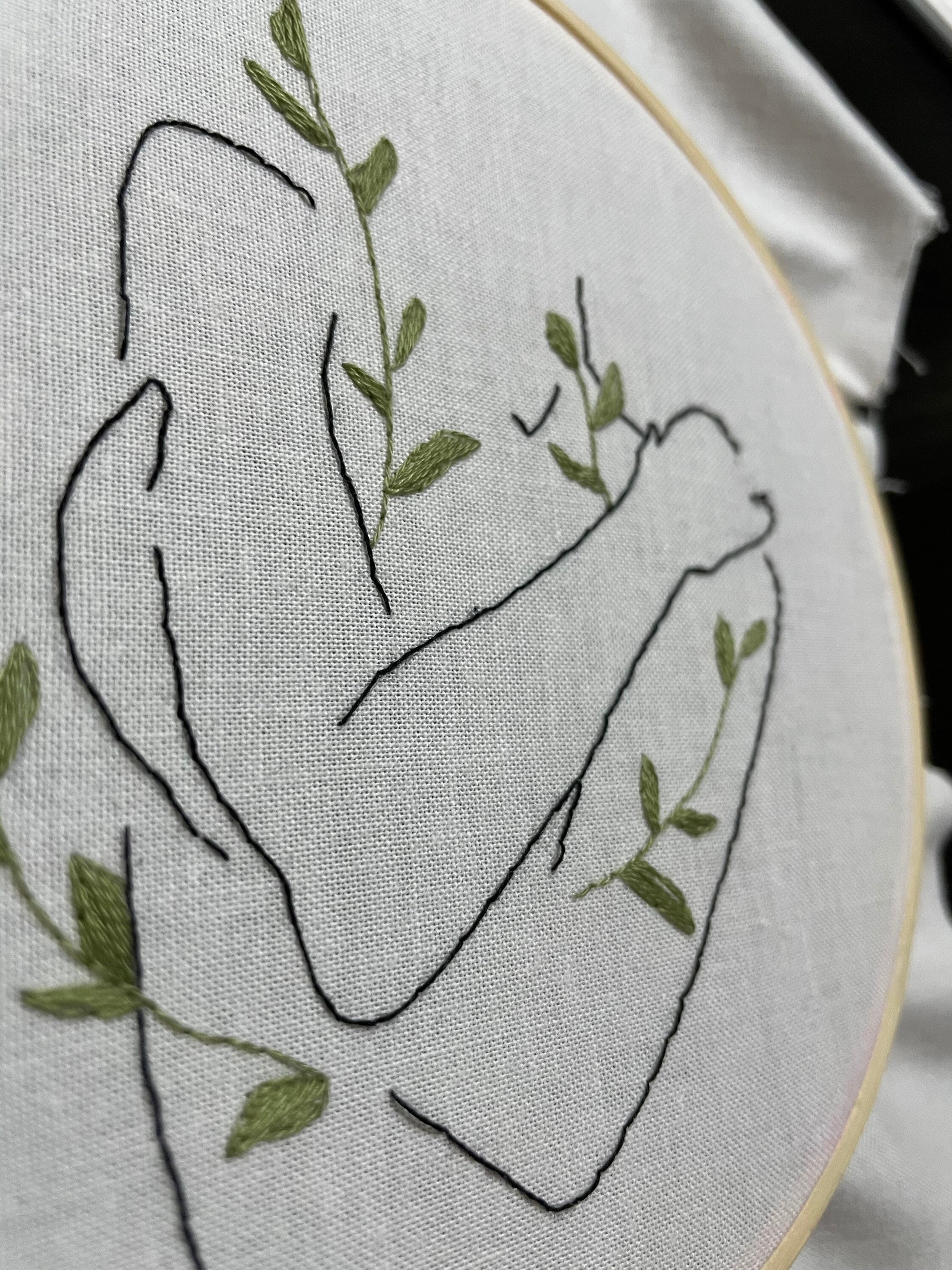 Self Hug/ Hand Embroidery Wall Art/ Hoop Art/ Home Decor/ Wall - Etsy