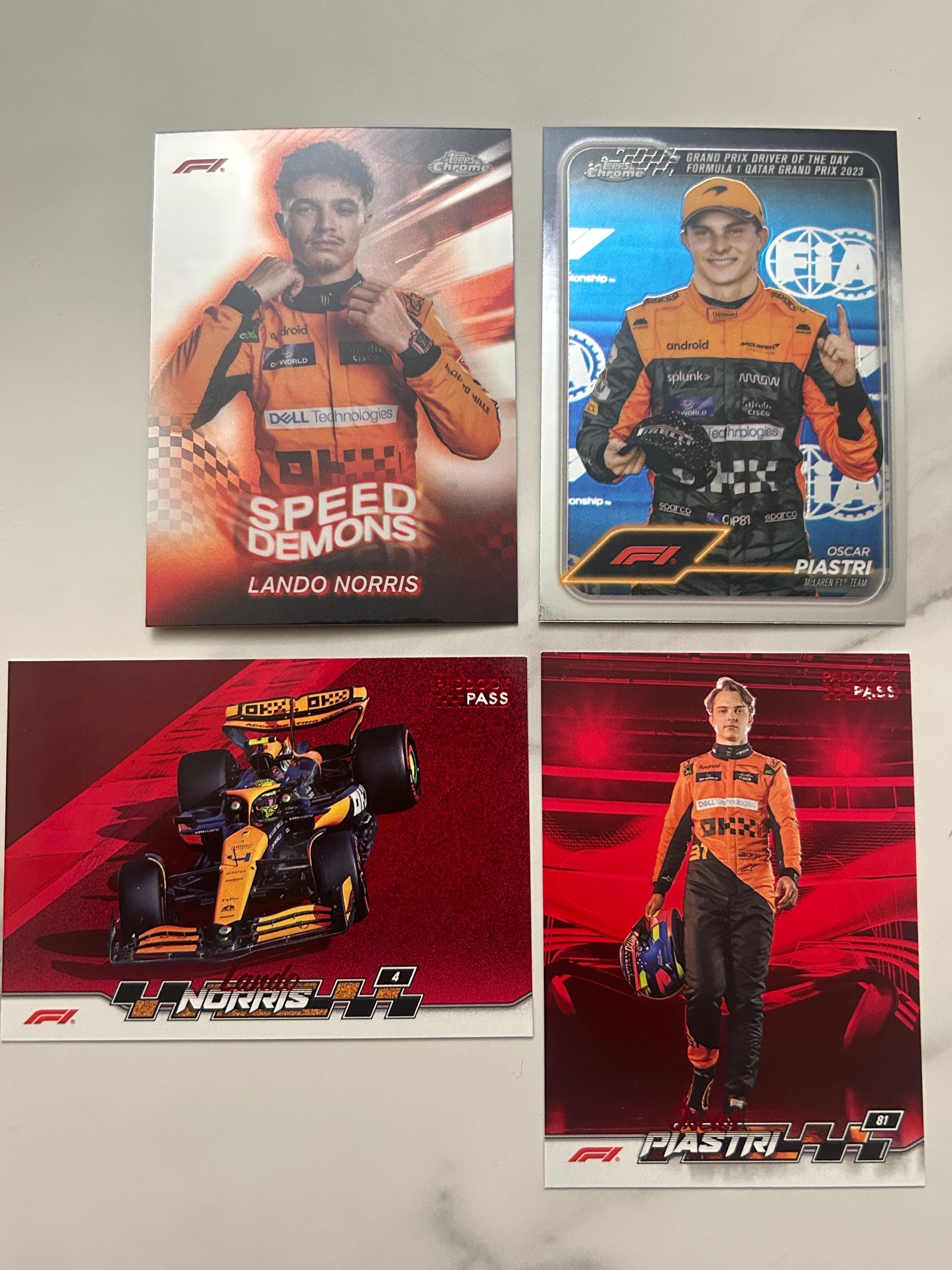 2 Mystery Formula 1 Trading Card Bundle|pick A Driver| Lando Norris ...