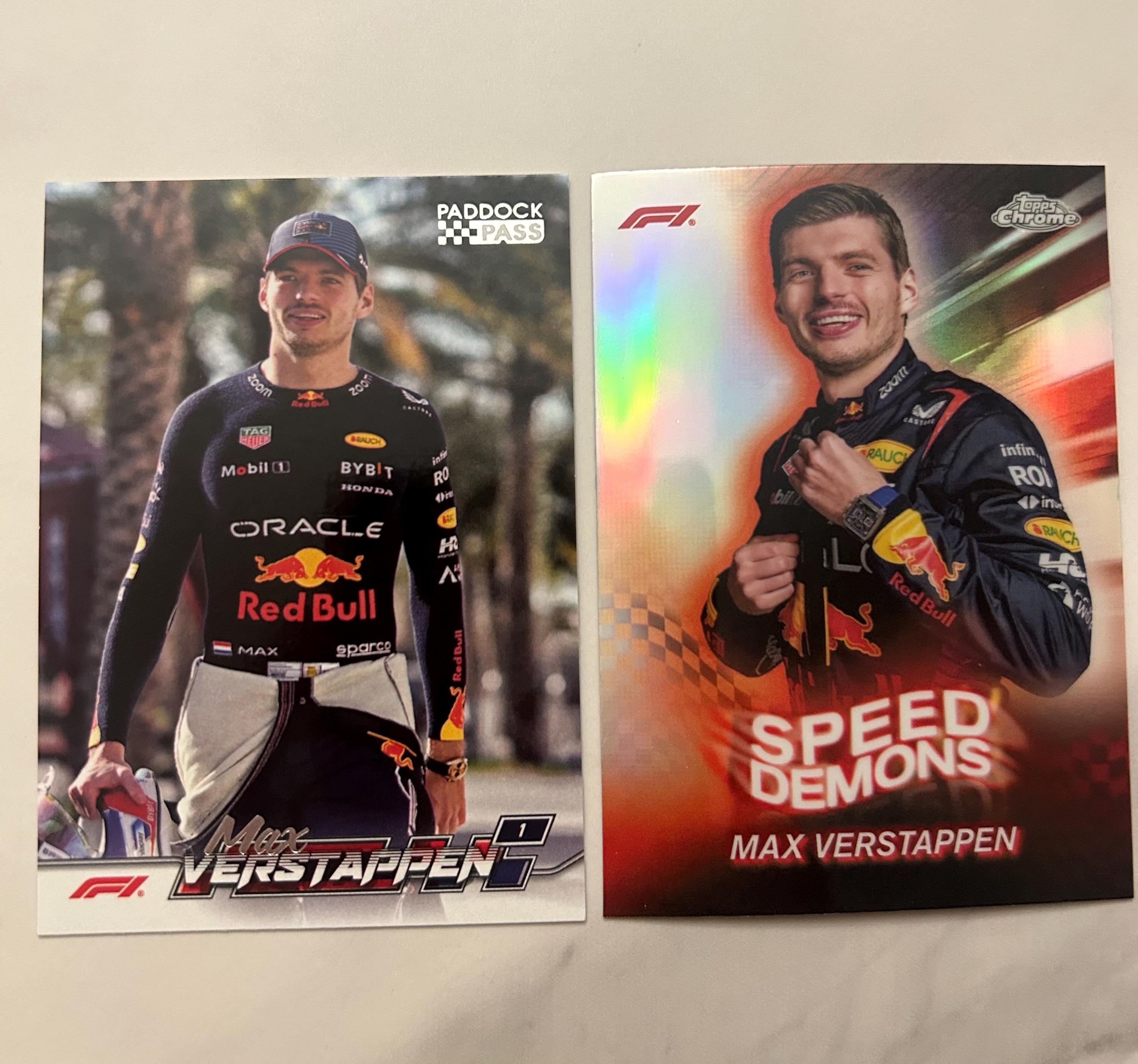 2 Mystery Formula 1 Trading Card Bundle|pick A Driver| Lando Norris, Max Verstappen, Lewis ...