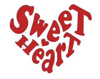 Custom Couples Name & Heart Digital File Valentines Day - Etsy