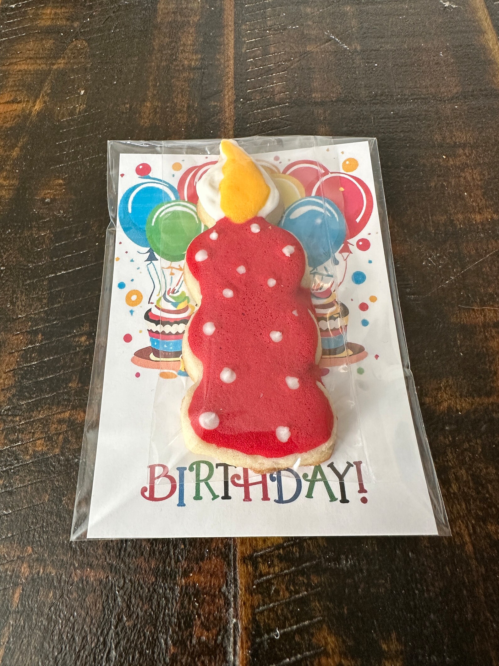 Printable Happy Birthday Cookie Card, 3.5" X 5" Inches - Etsy