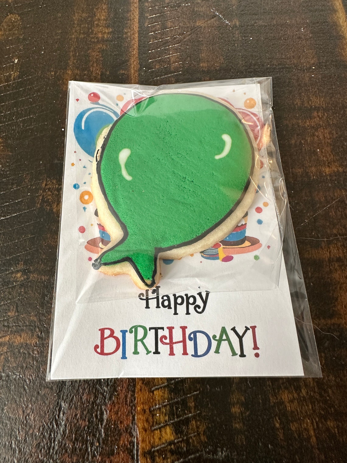 Printable Happy Birthday Cookie Card, 3.5" X 5" Inches - Etsy