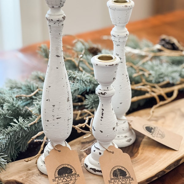 Wood Candle Holder - Etsy
