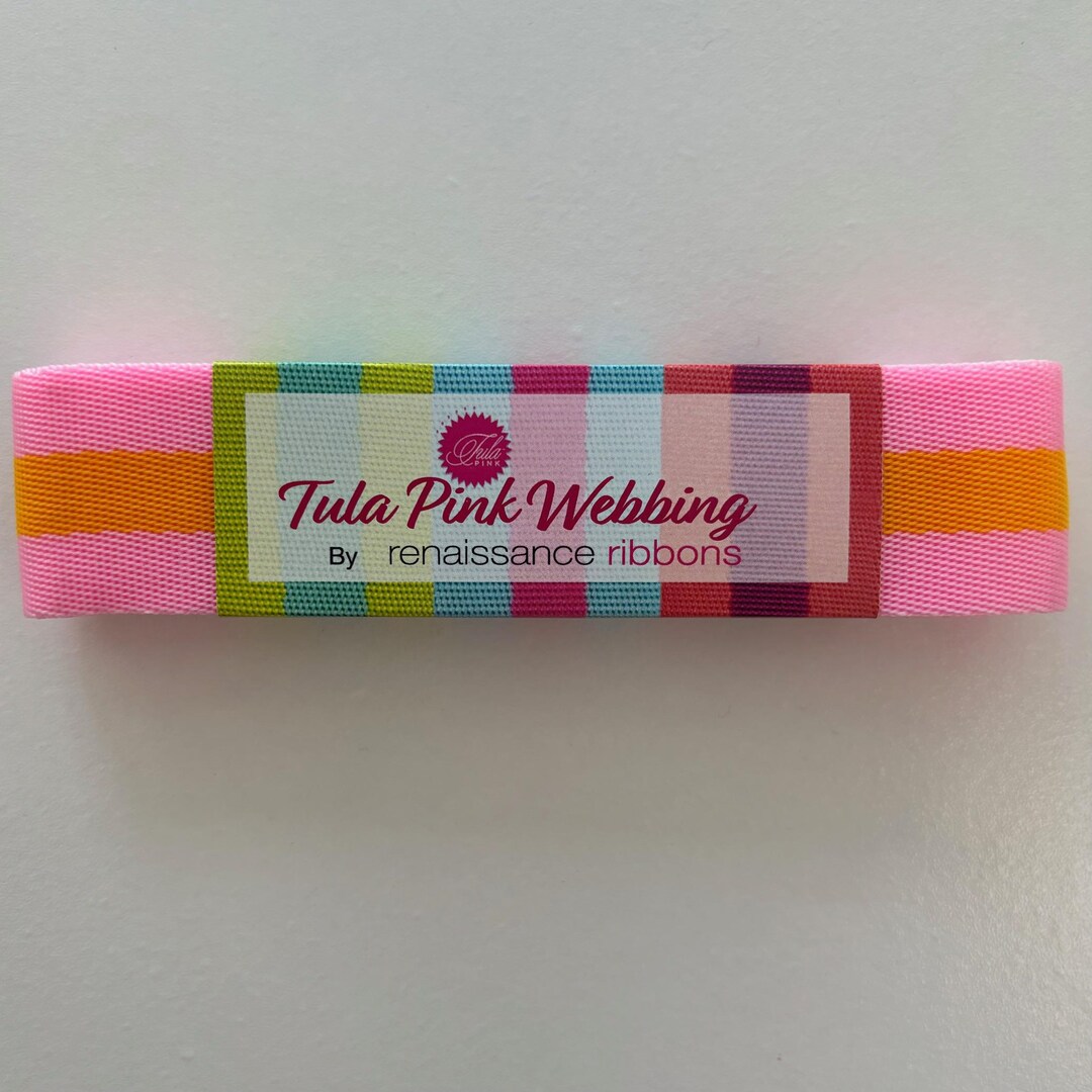 Tula Pink Webbing by Renaissance Ribbons - Etsy