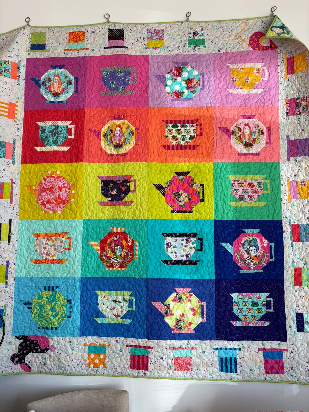 Tula Pink Mad Hatter Tea Party Finished Quilt - Etsy