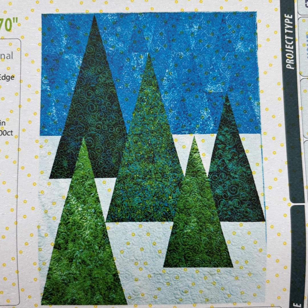 Evergreen Quilt Kit - Etsy