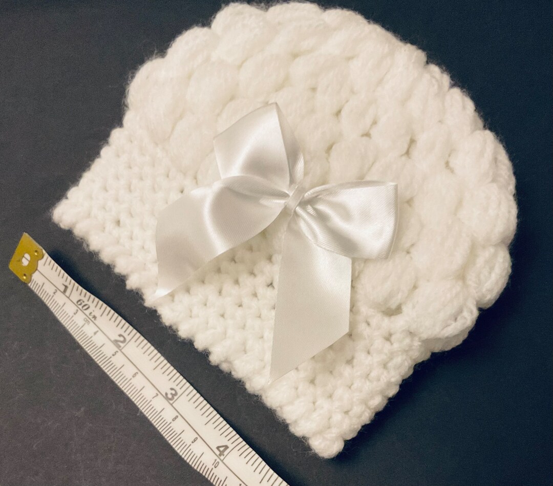 PREMATURE BABY HAT Crochet 24mm Head Circumference - Etsy