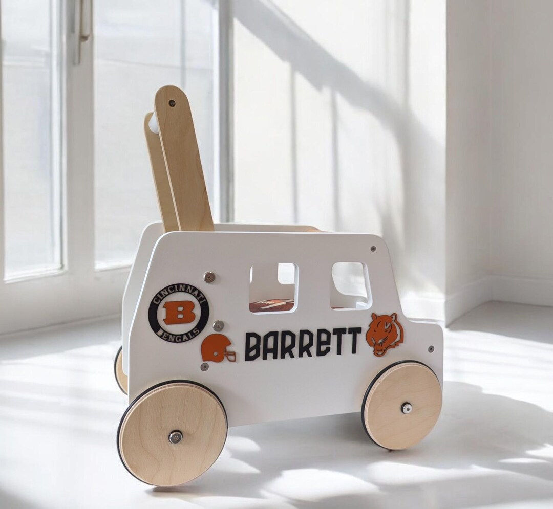 Bengals Football Baby Walker, Push Wagon, Stroller for Boys, Football ...