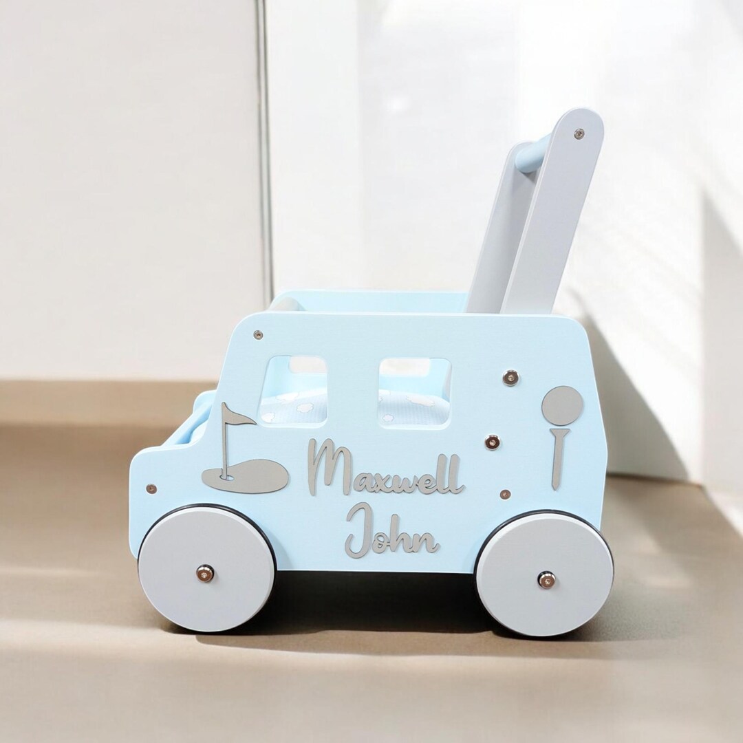 Wooden Car Pusher, Baby Boy Push Toy, Toddler Walker for Boys, Stroller ...