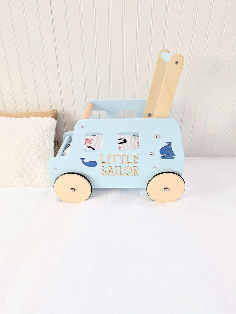 Push Walker, Baby Walker, Blue Truck, Stroller for Boys, Push Wagon ...