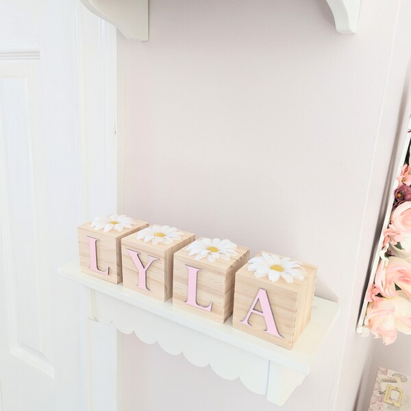 Baby Name Blocks - Etsy