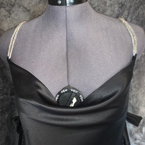 Silk Glitter Strap Dress - Etsy