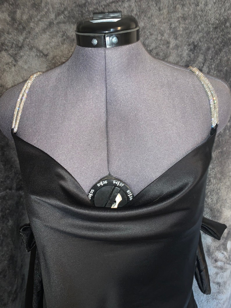 Silk Glitter Strap Dress - Etsy