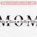 Mom SVG, Mother Svg, Mother's Day SVG, Mom Split Name Frame Svg, Mum ...