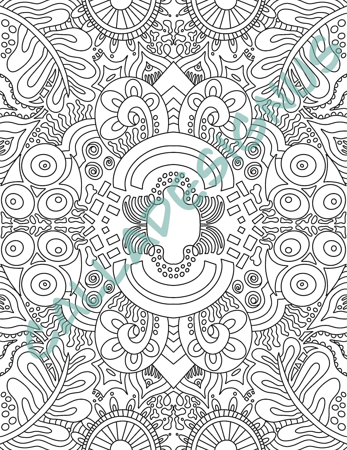 Coloring Page PDF Download and Printable - Etsy