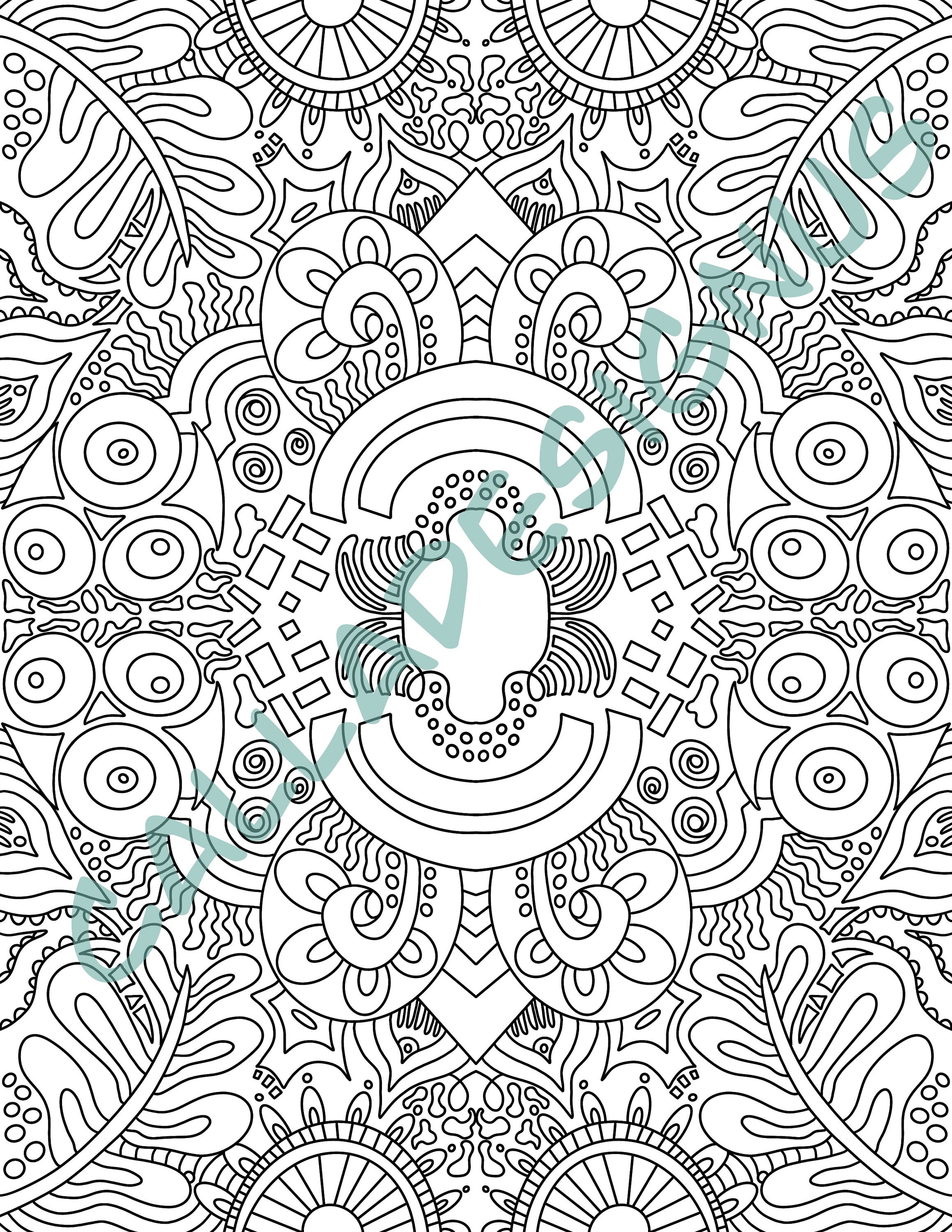 Coloring Page PDF Download and Printable - Etsy