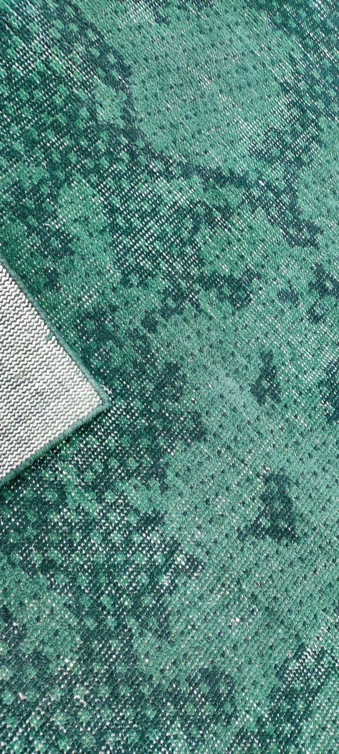 Simon Prast 5x8 Hand-knotted Modern Green Abstract - Etsy