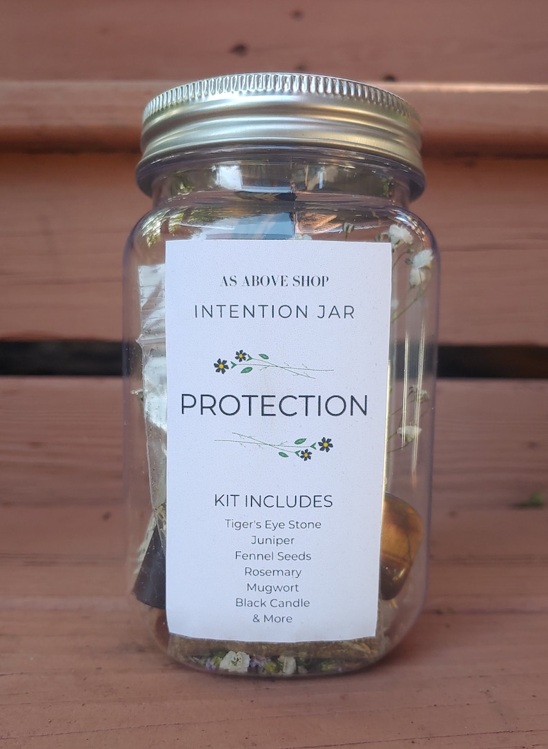Protection Intention Jar - Spell and Ritual Kit for Protection ...